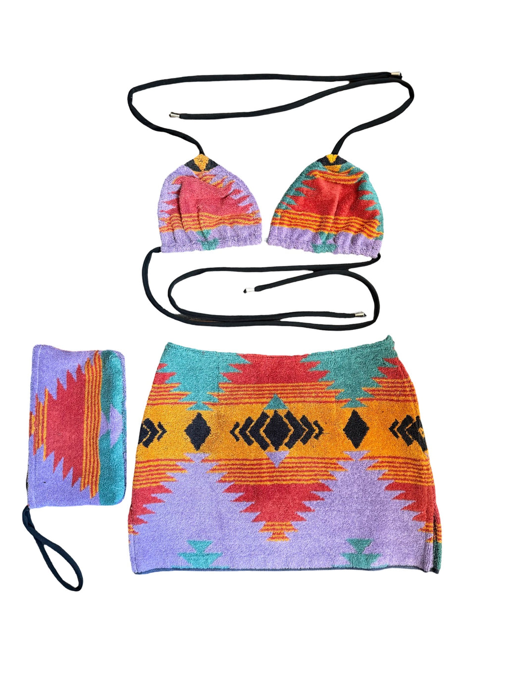 Great West • Perfect Terry Mini, Kini & Clutch – Zingara Vintage